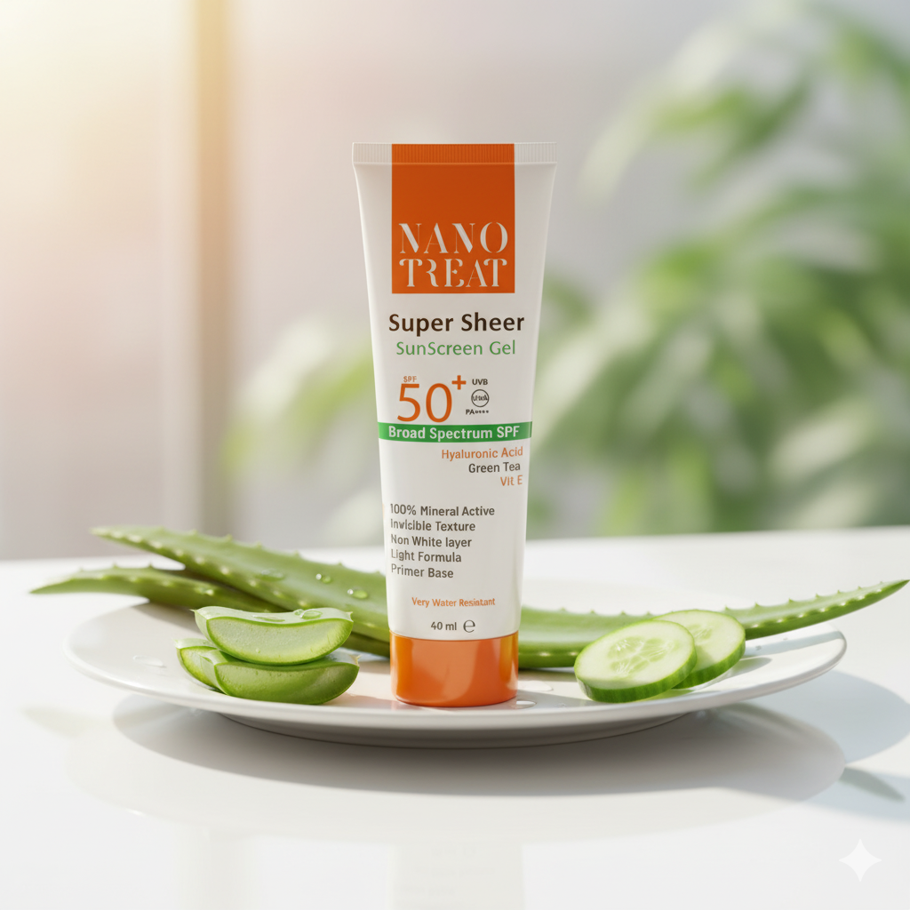SunScreen Super Sheer Transparent Gel – Nano-treat